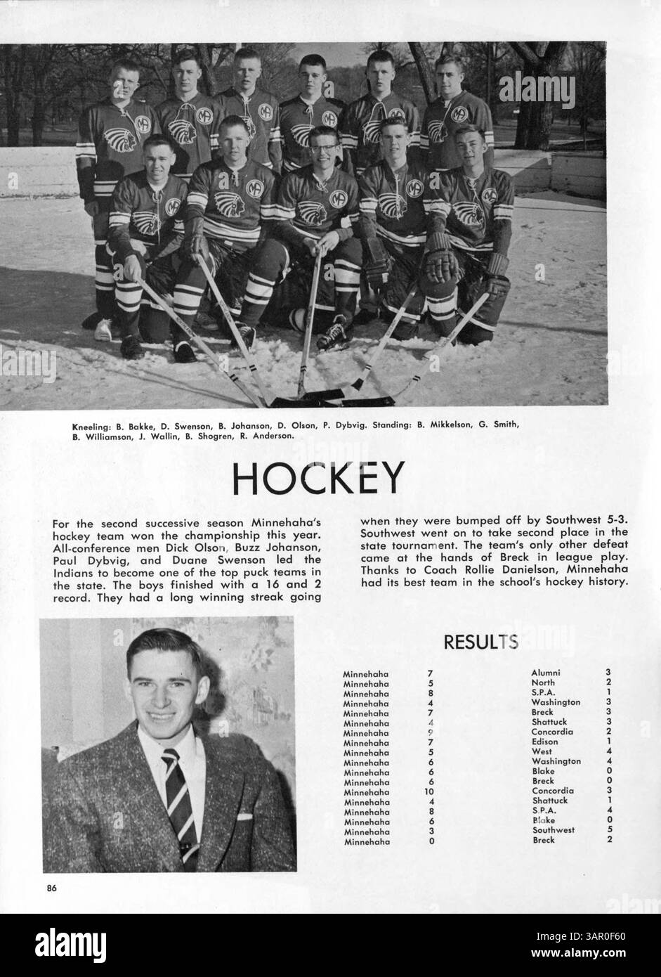 Minnehaha Academy's 1955 yearbook, 'Antler', provides a comprehensive ...