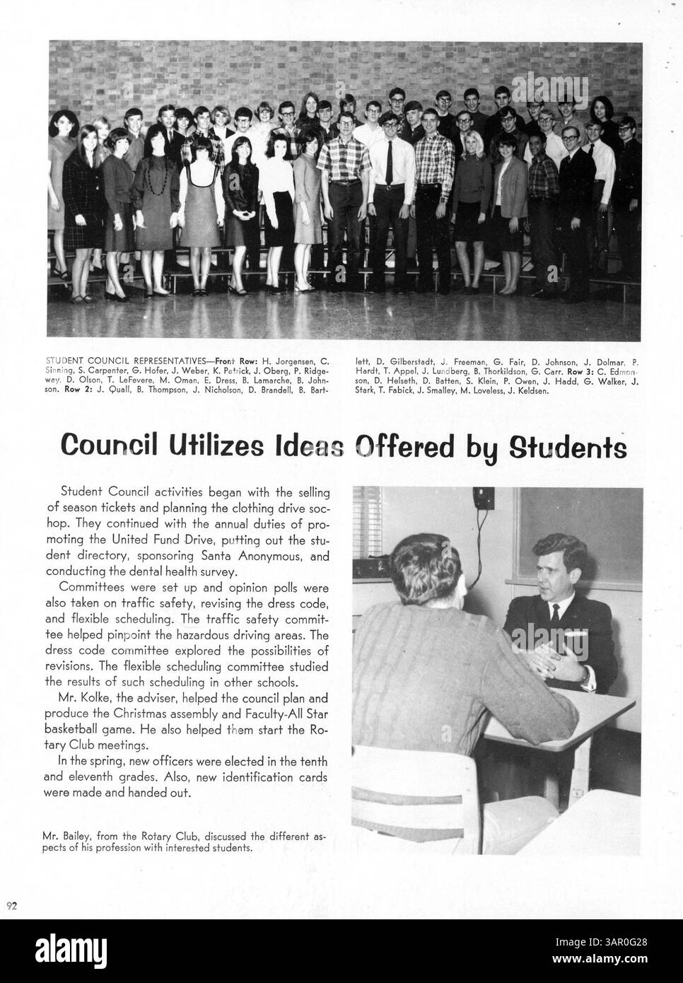 This 1967 yearbook from Richfield High School chronicles students ...