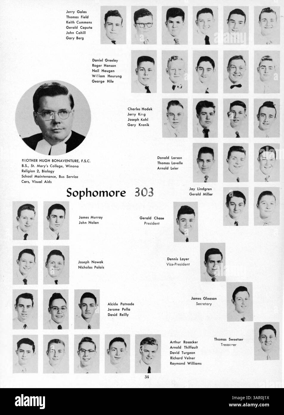 The 1955 De La Salle Yearbook, 'Delta,' offers an overview of student ...