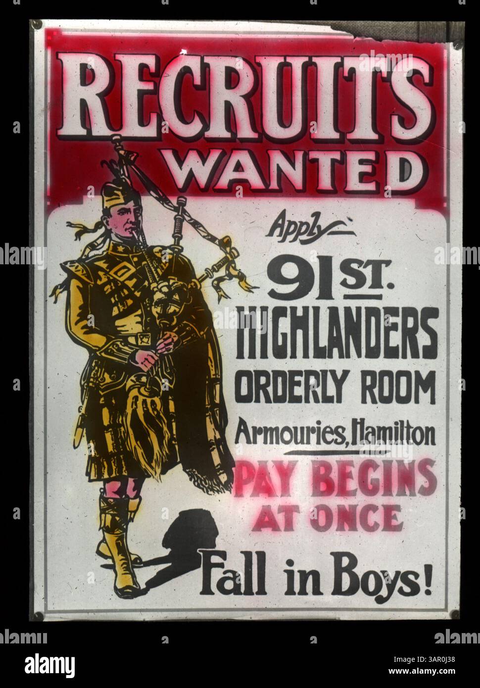 This World War I recruitment poster by Gertrude Bass Warner reads ...