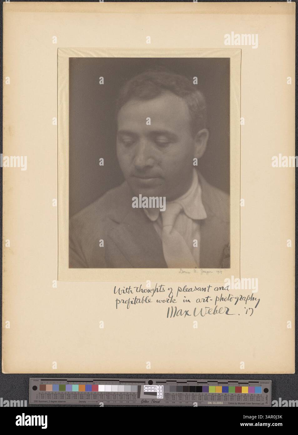 This photograph of Max Weber, part of the Doris Ulmann collection, is ...