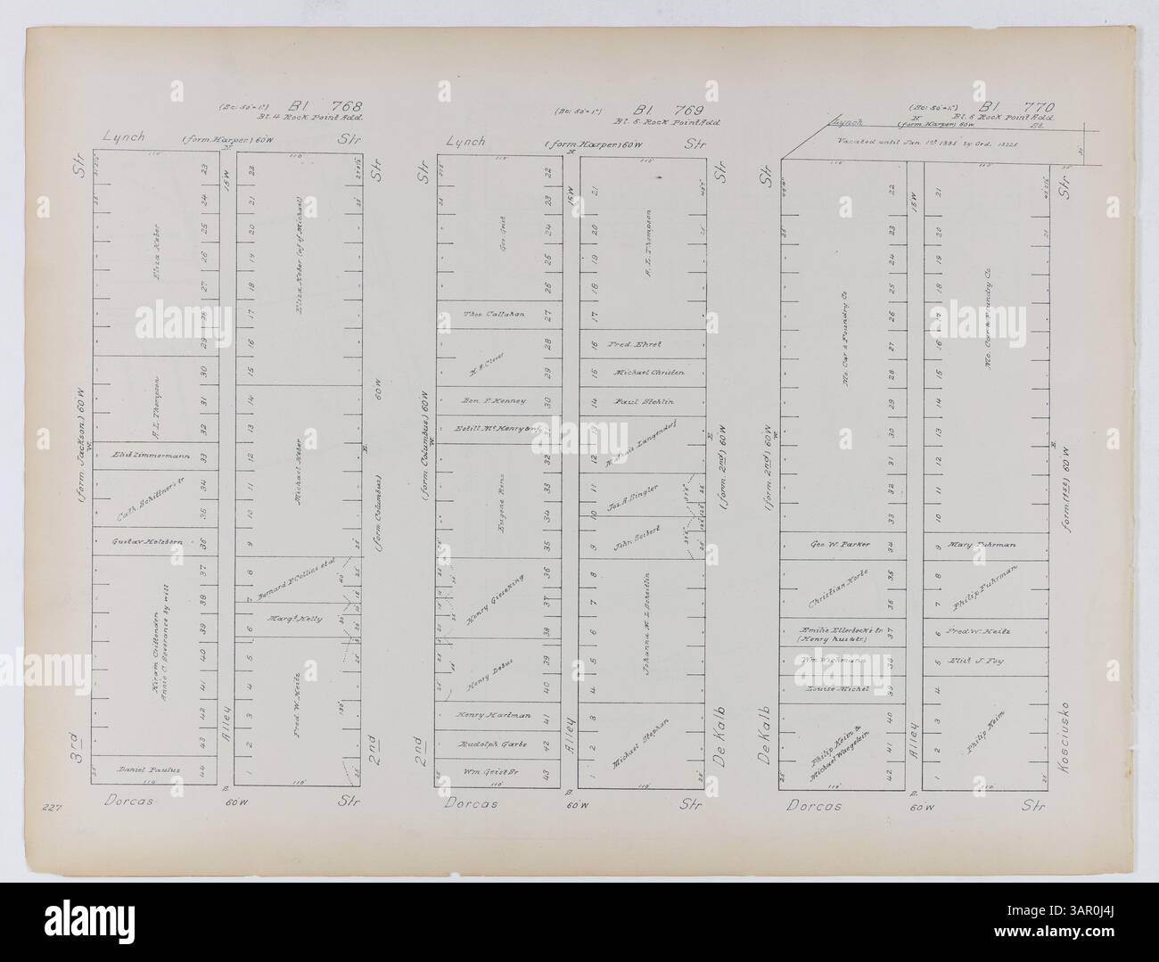 Volume 1 covers Blocks 1-800 of the city from 1888 to 1892, detailing ...