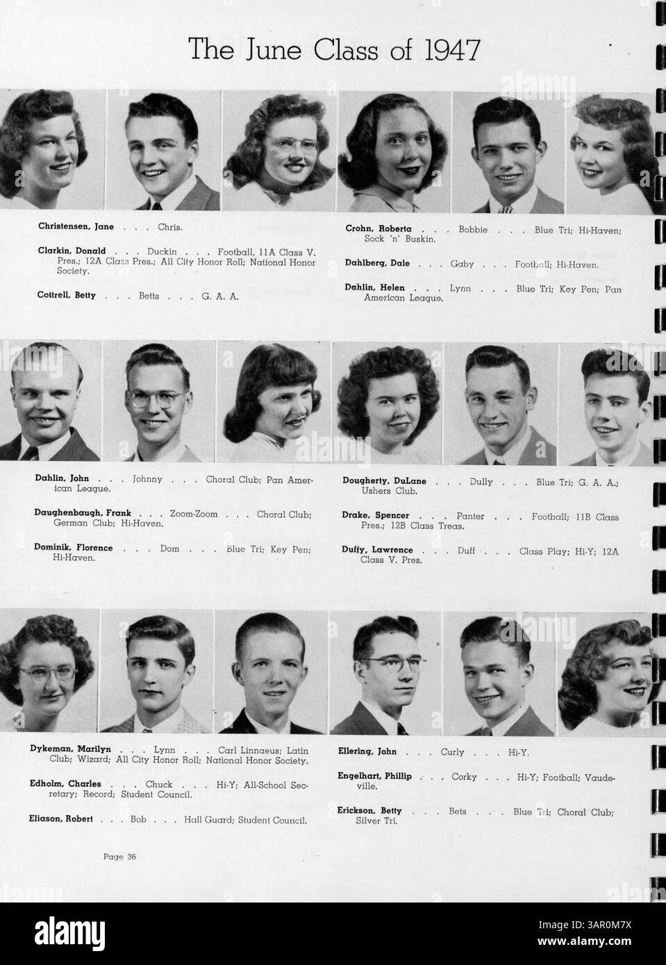 The 1947 Edison Yearbook, titled 'Wizard Anniversary Number ...