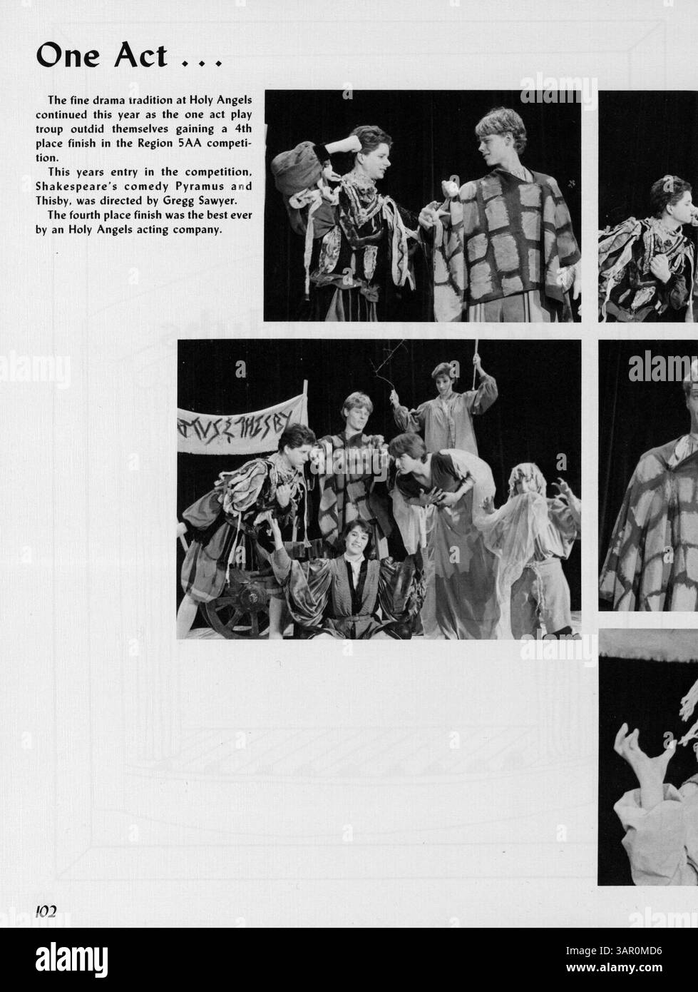 This 1984 yearbook for Academy of Holy Angels details student life ...