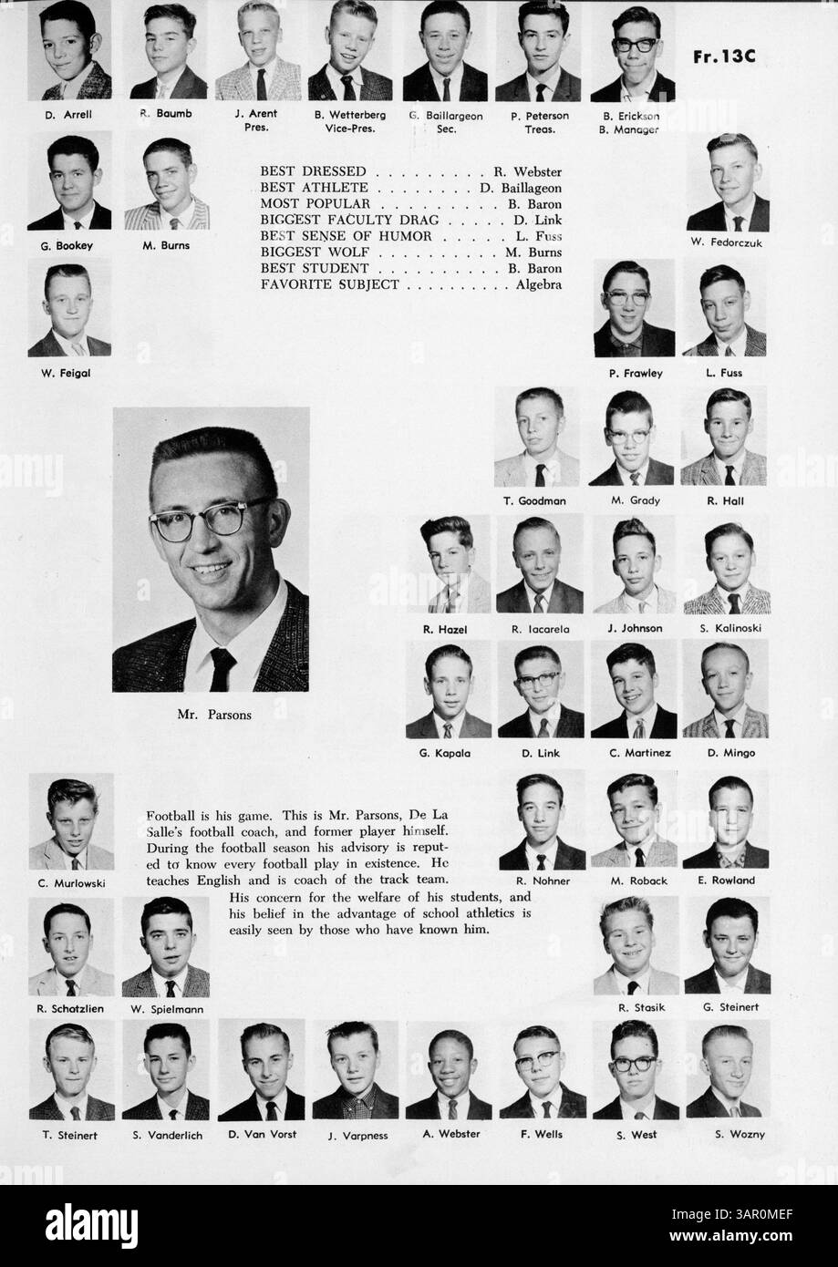 The 1962 'Delta' yearbook from De La Salle High School highlights the ...