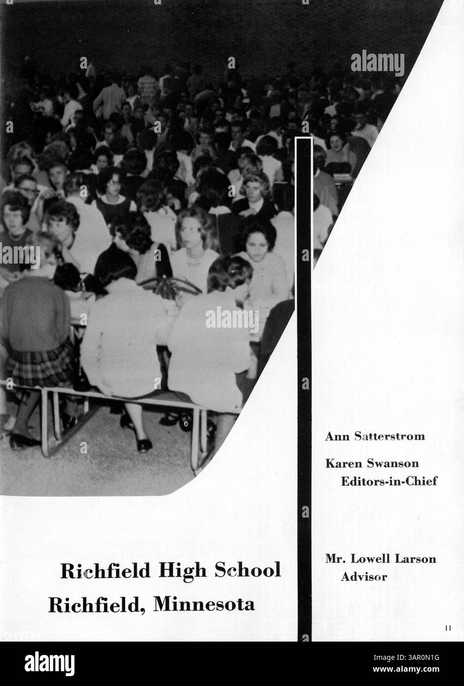 Richfield High School's 1964 yearbook, Aurean, highlights the students ...