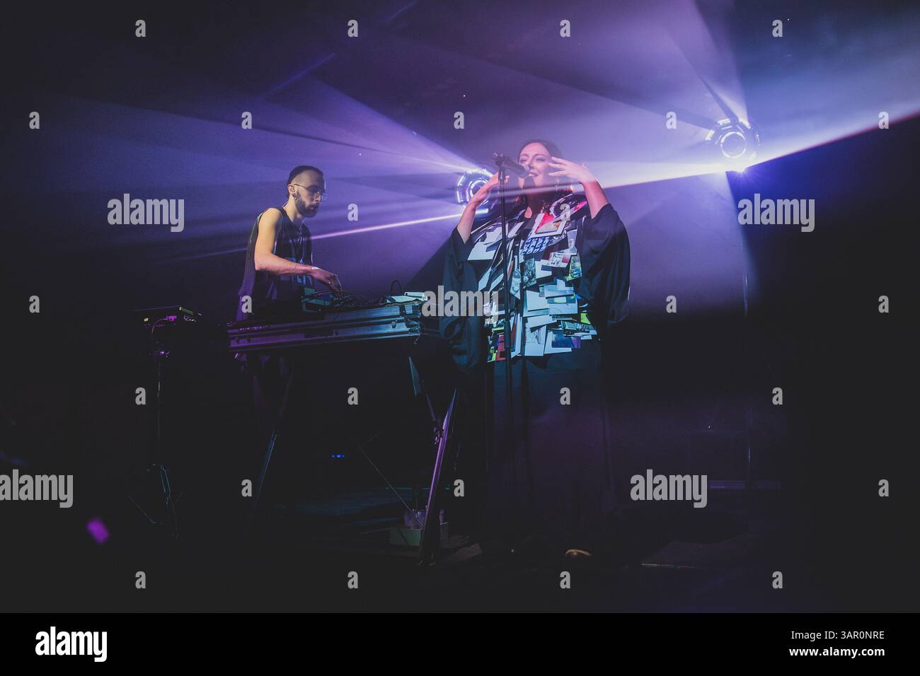 Rome, Italy. 16th Apr, 2025. Maria Di Donna aka Meg performs the “30 ...