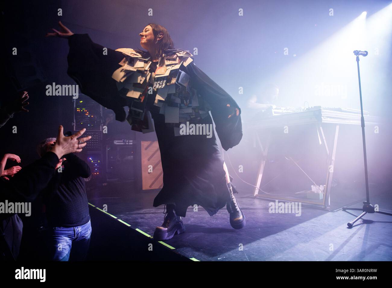 Rome, Italy. 16th Apr, 2025. Maria Di Donna aka Meg performs the “30 ...