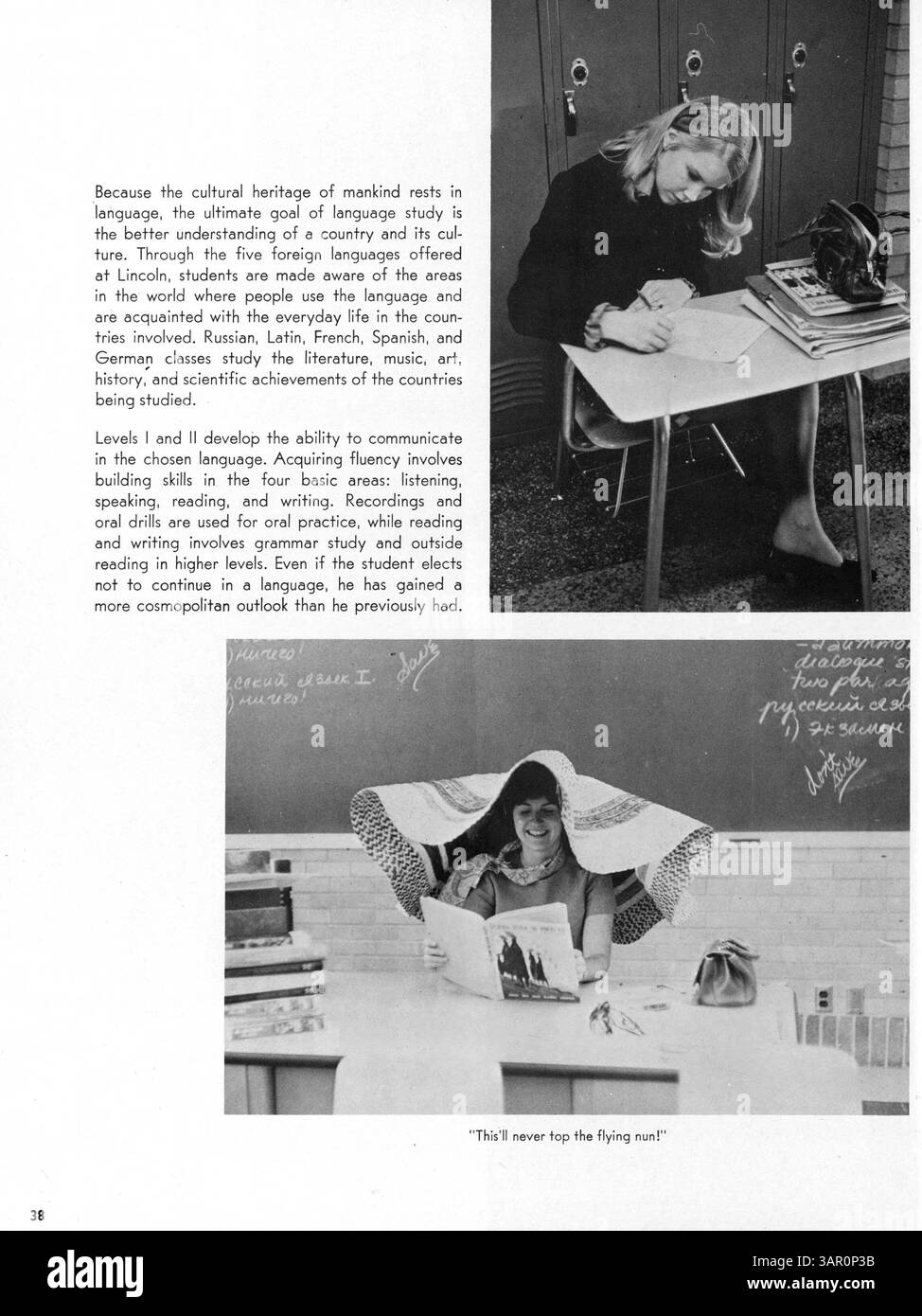 The 1970 Bear Yearbook from Lincoln High captures the highlights of the ...