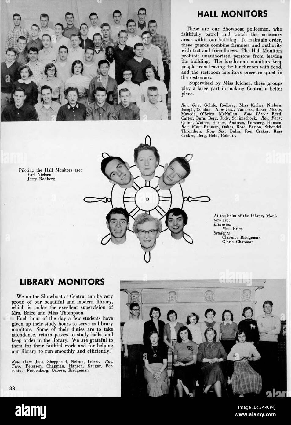 The 1953 Centralian yearbook captures the school year’s key moments at ...