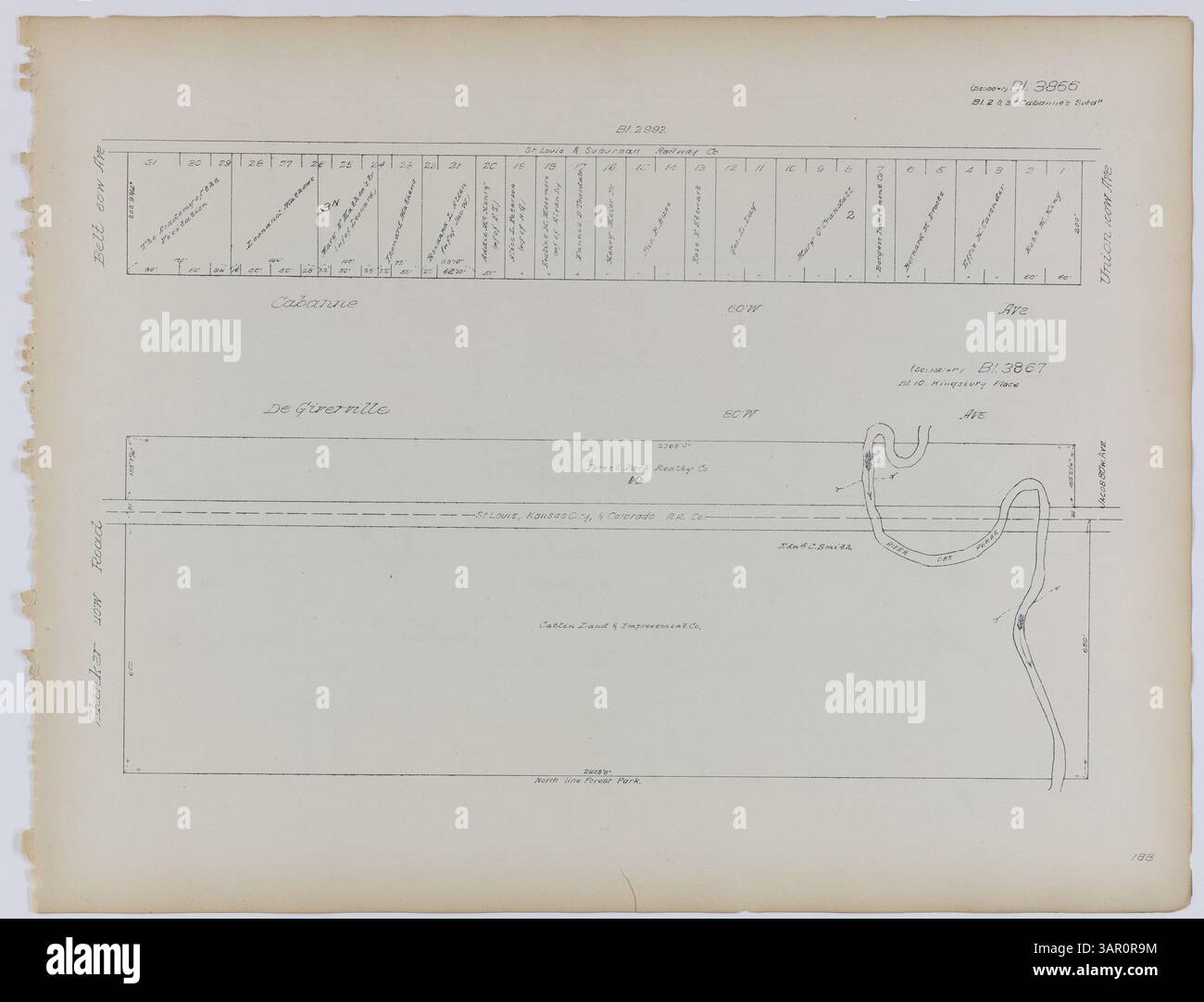 This map from the City Blocks series (1888-1892) depicts Blocks 3856 ...