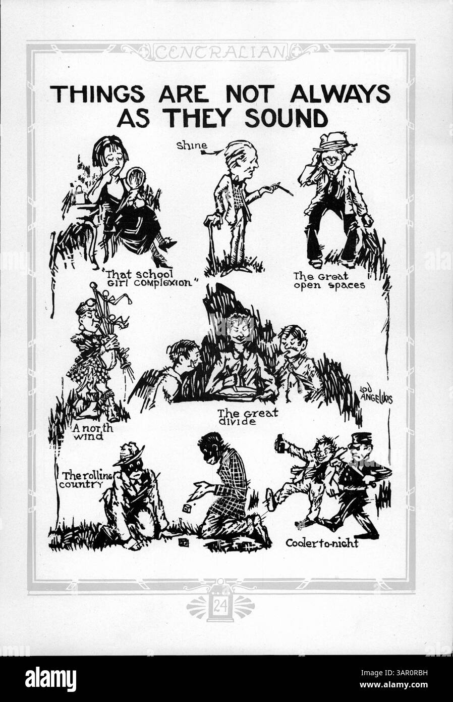 The 1924 Centralian yearbook from Central High School documents ...