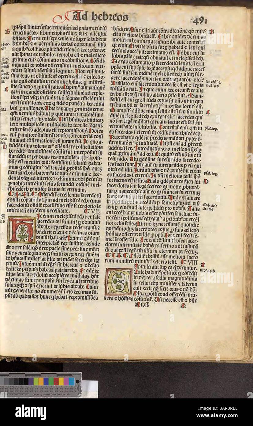This is a historical edition of the Bible, containing concordances for ...