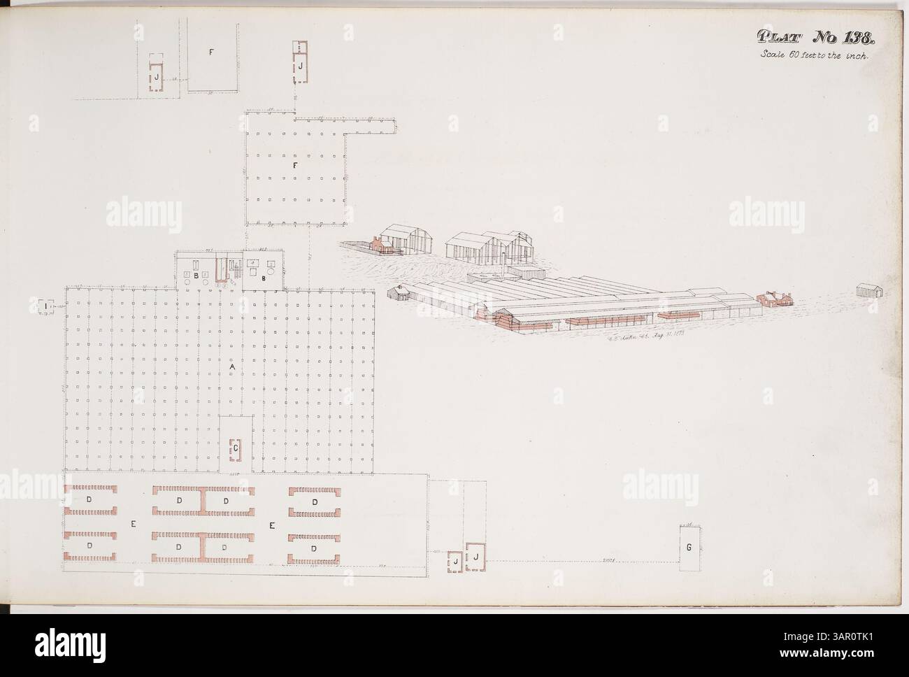 This map from 1872 shows the Union Press Brick Company’s location ...