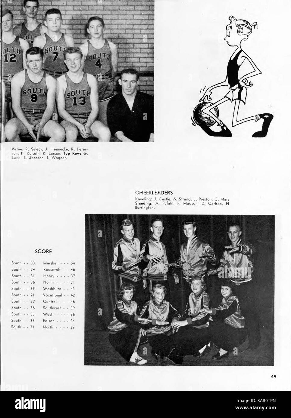 The 1950 Tiger Yearbook from South High School captures key moments of ...