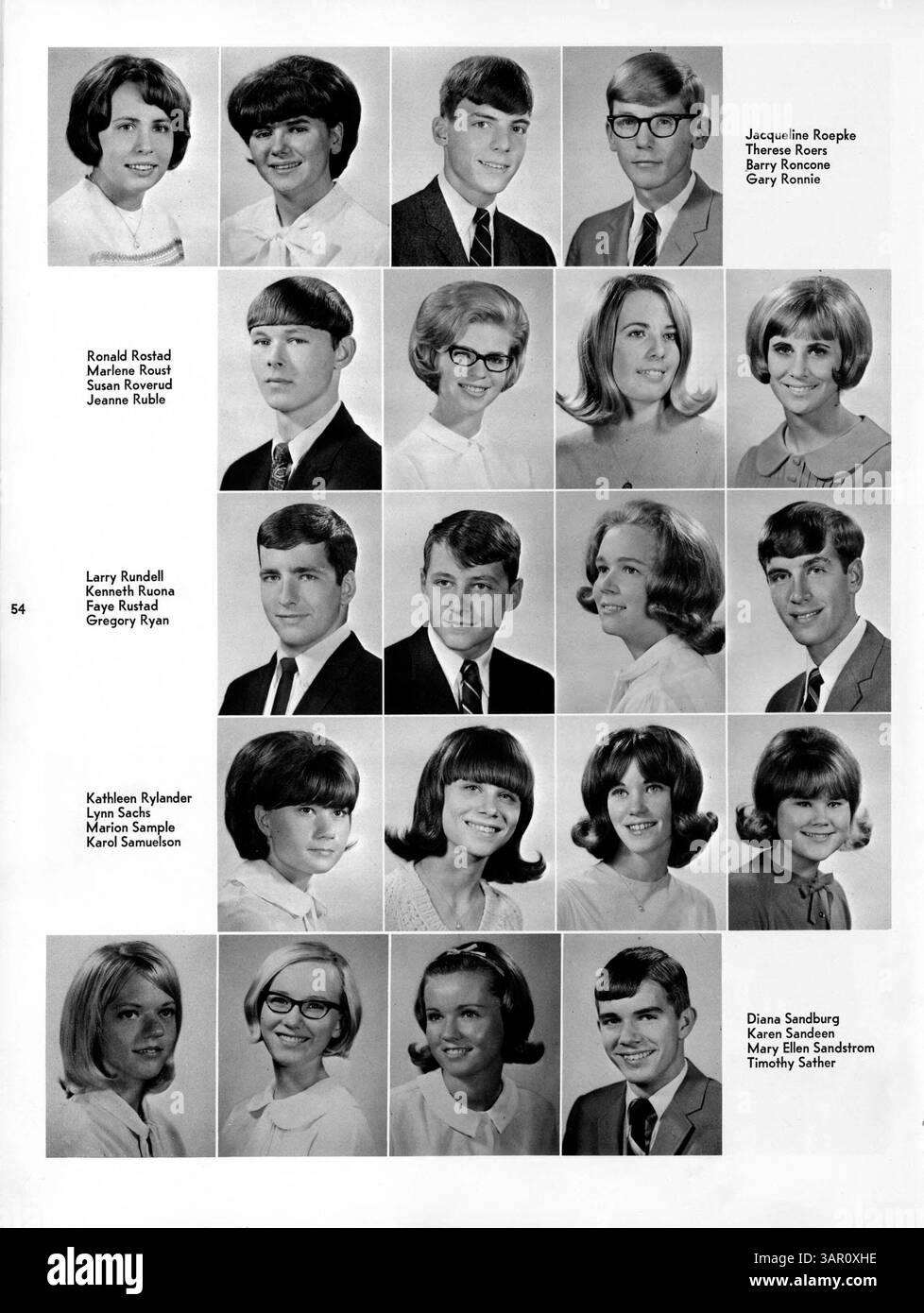 This 1966 high school yearbook from Roosevelt High School showcases ...