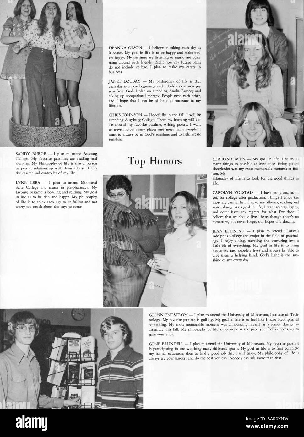 The Wizard '73 yearbook of Edison High School highlights the major ...