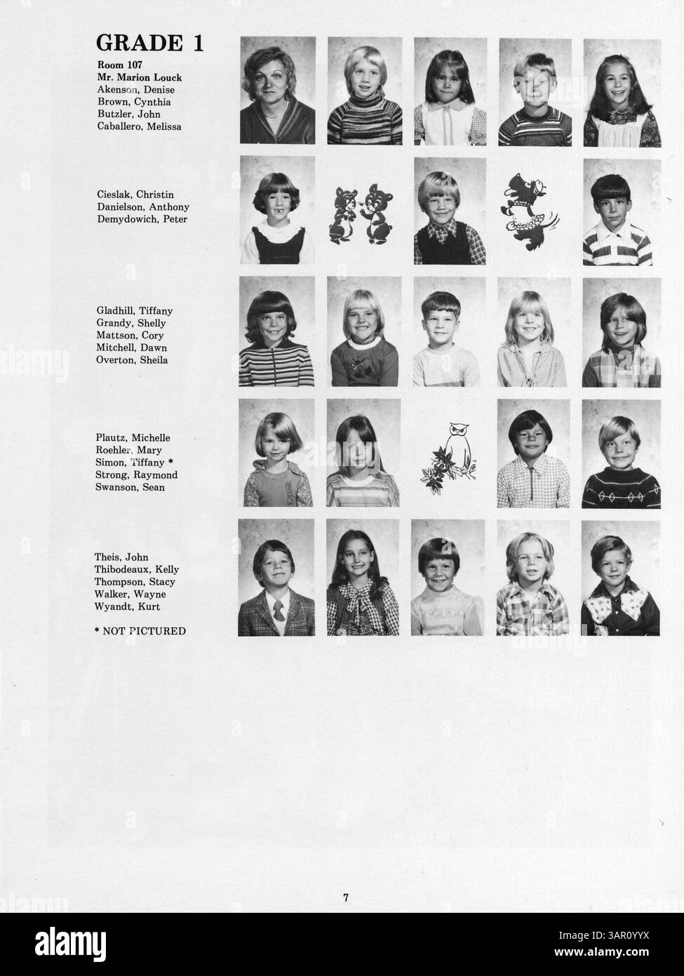 The 'Waite Park Elementary Yearbook 1980' details the students ...
