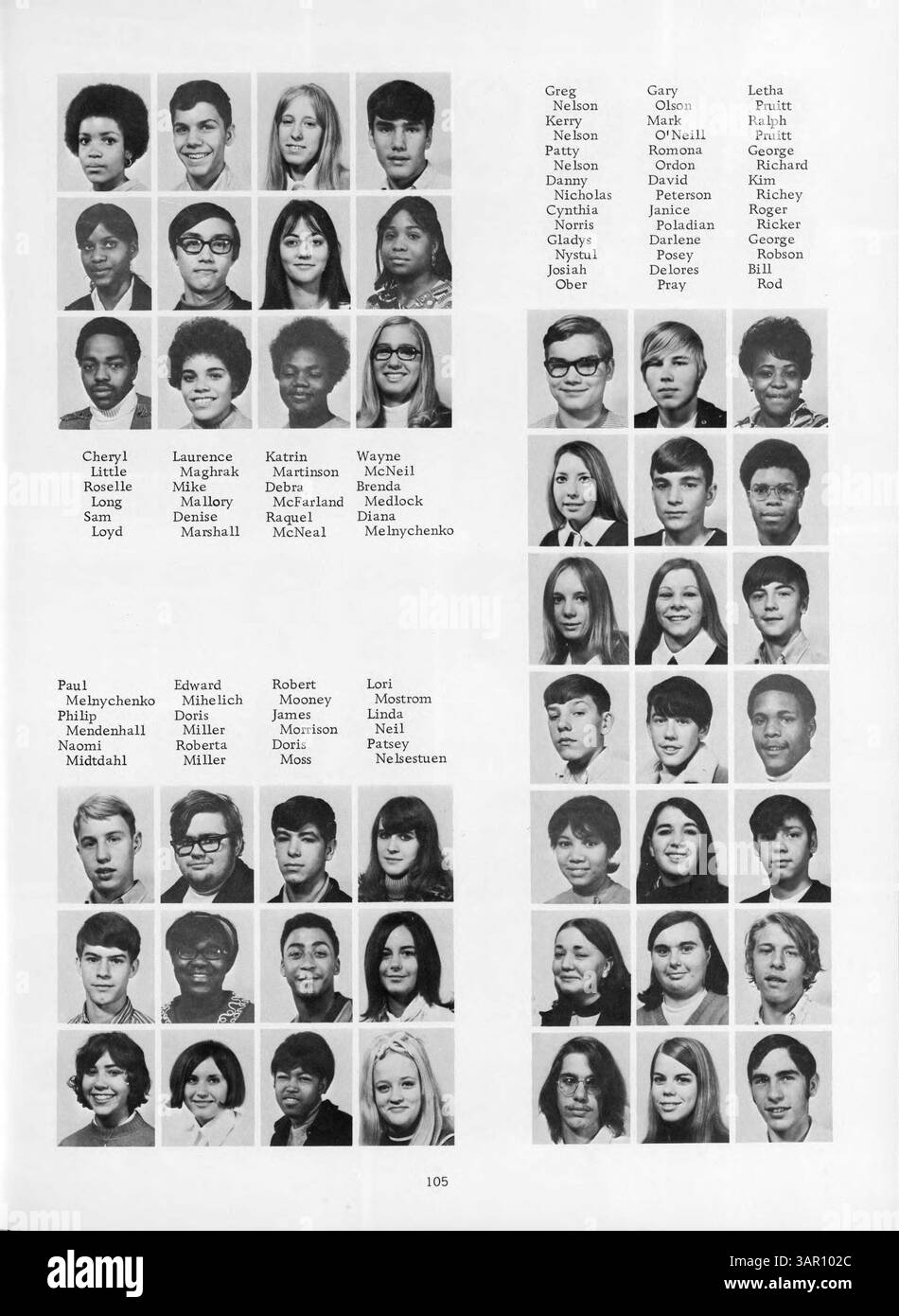 The Central High School yearbook from 1970, 'Centralian '70,' includes ...