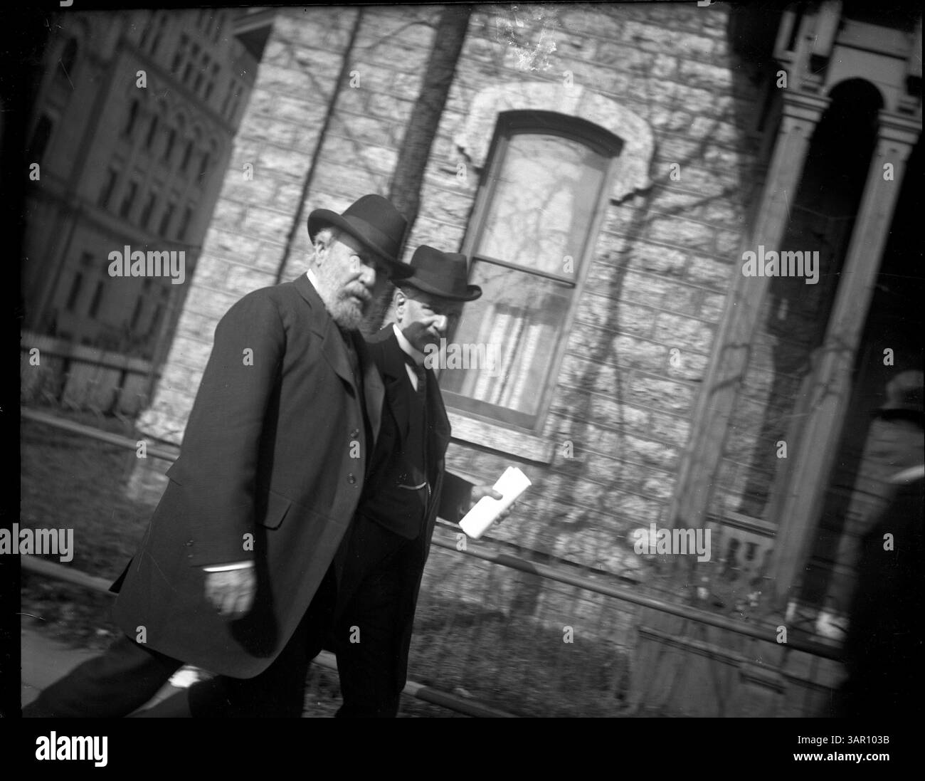 James J. Hill, a railroad magnate, and Judge George B. Young, a ...