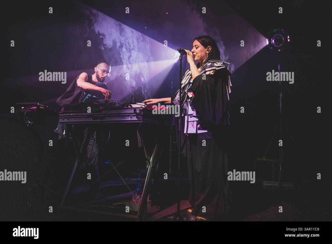 Rome, Italy. 16th Apr, 2025. Maria Di Donna aka Meg performs the “30 ...