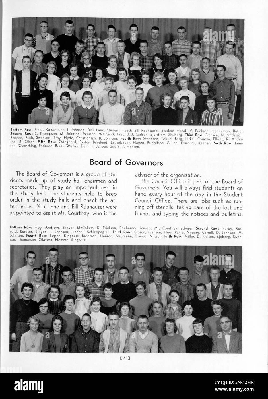 The 1958 Roosevelt Yearbook highlights the academic and extracurricular ...