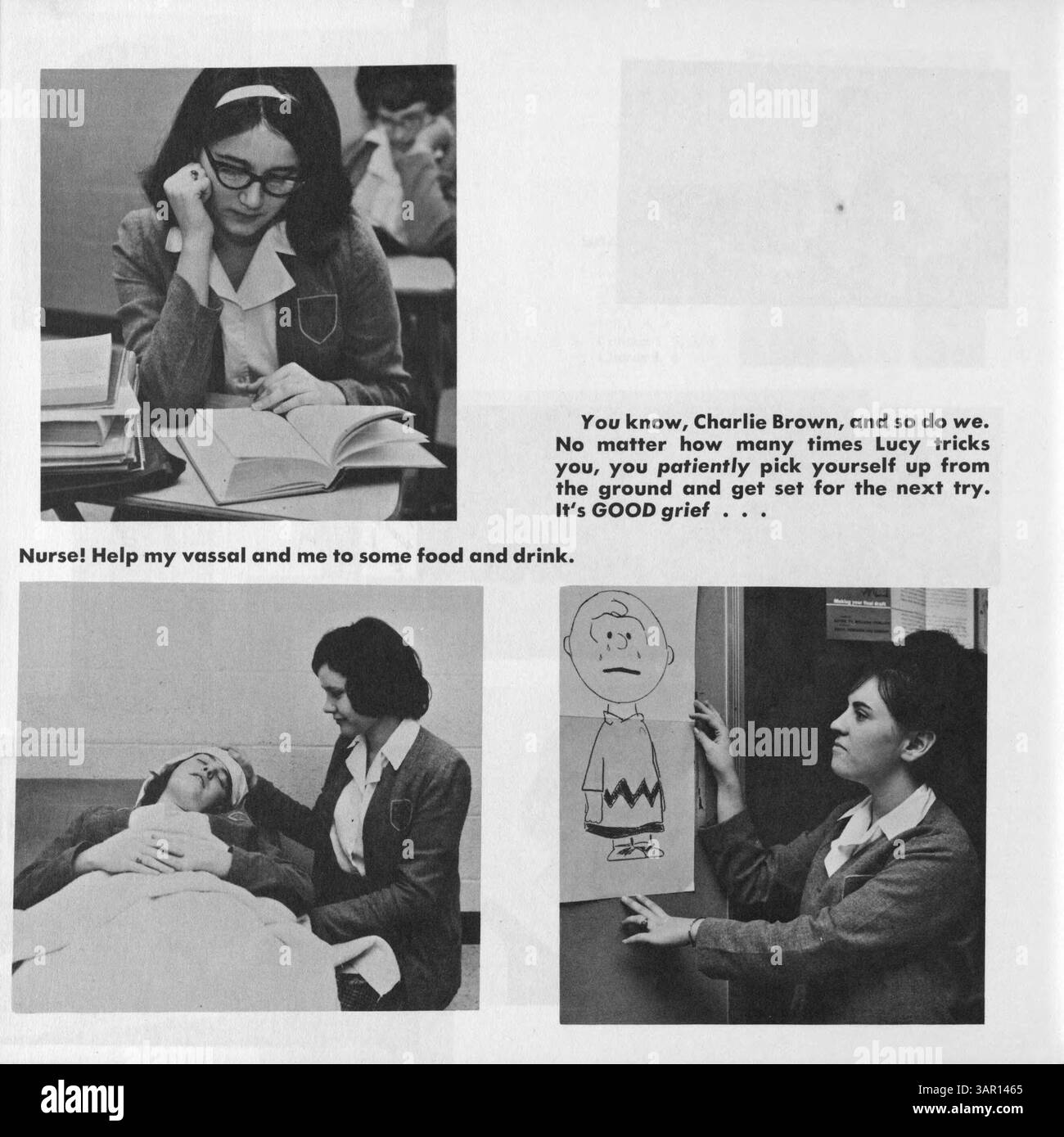 This Regina High School yearbook, 'Trio,' from 1965 covers the events ...