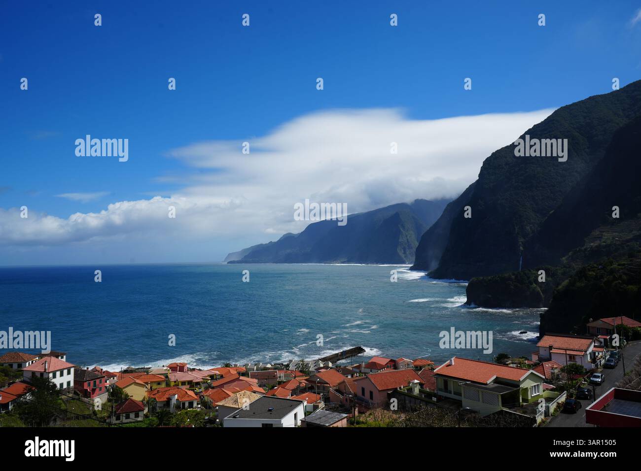 Coastal town under dramatic hi-res stock photography and images - Alamy