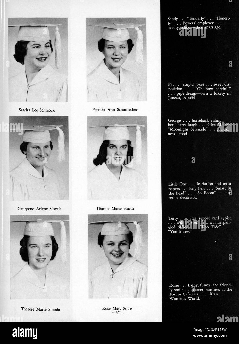 The 1955 St. Anthony High School yearbook, Paduan, showcases the ...