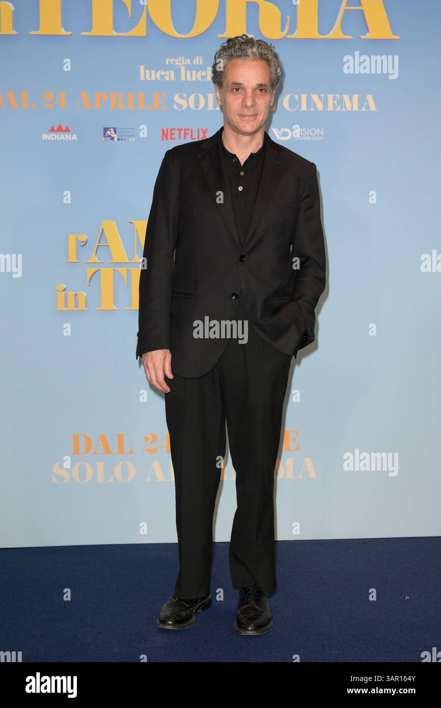 Rome, Italy. 16th Apr, 2025. Francesco Colella attends the blu carpet ...