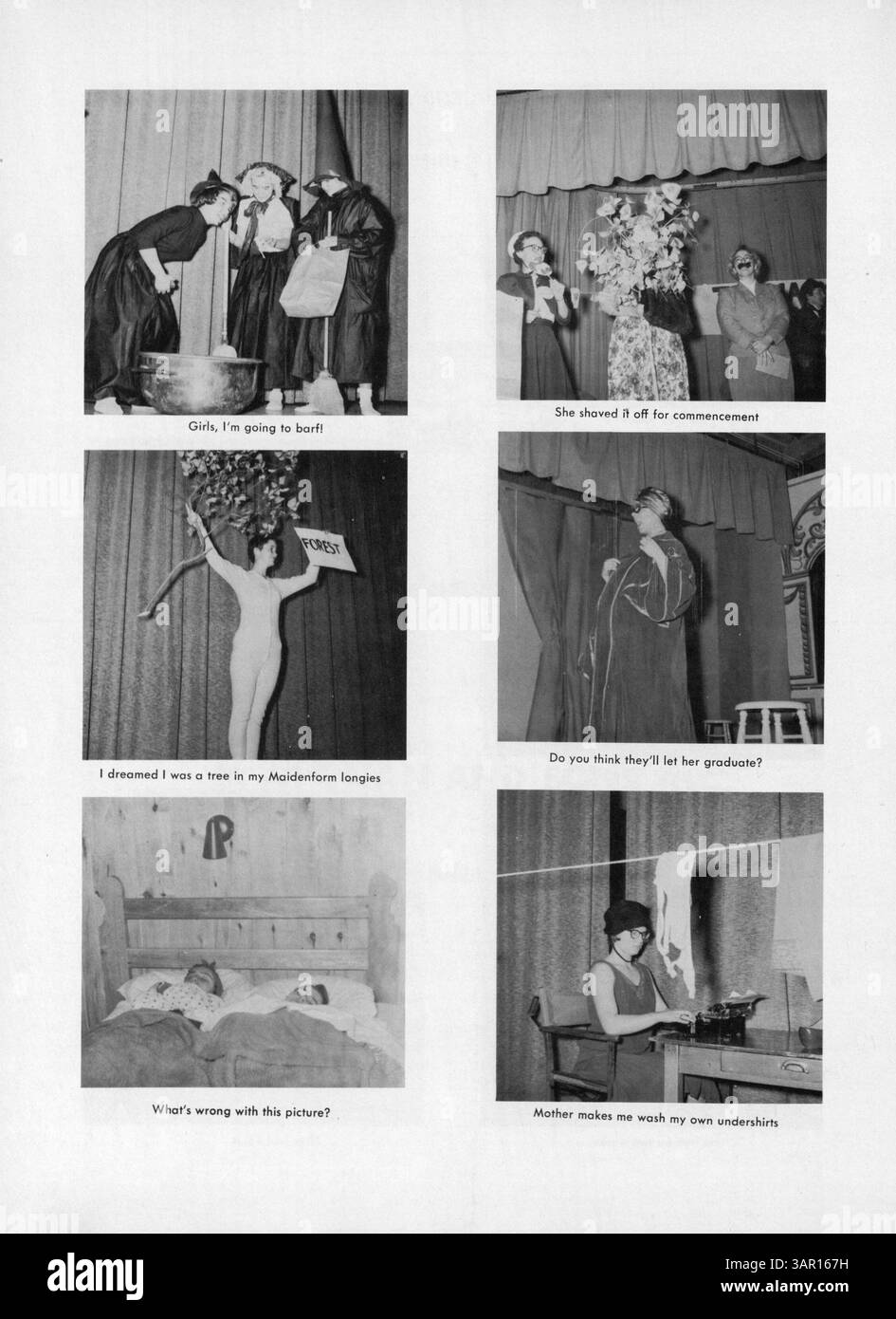 The 1957 edition of the Northrop Collegiate Yearbook, Tatler, covers ...