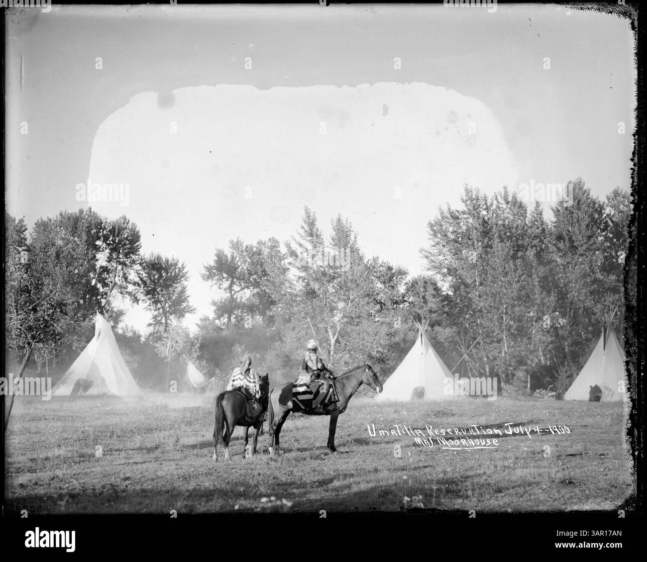This image by Lee Moorhouse depicts scenes from the Umatilla Indian ...