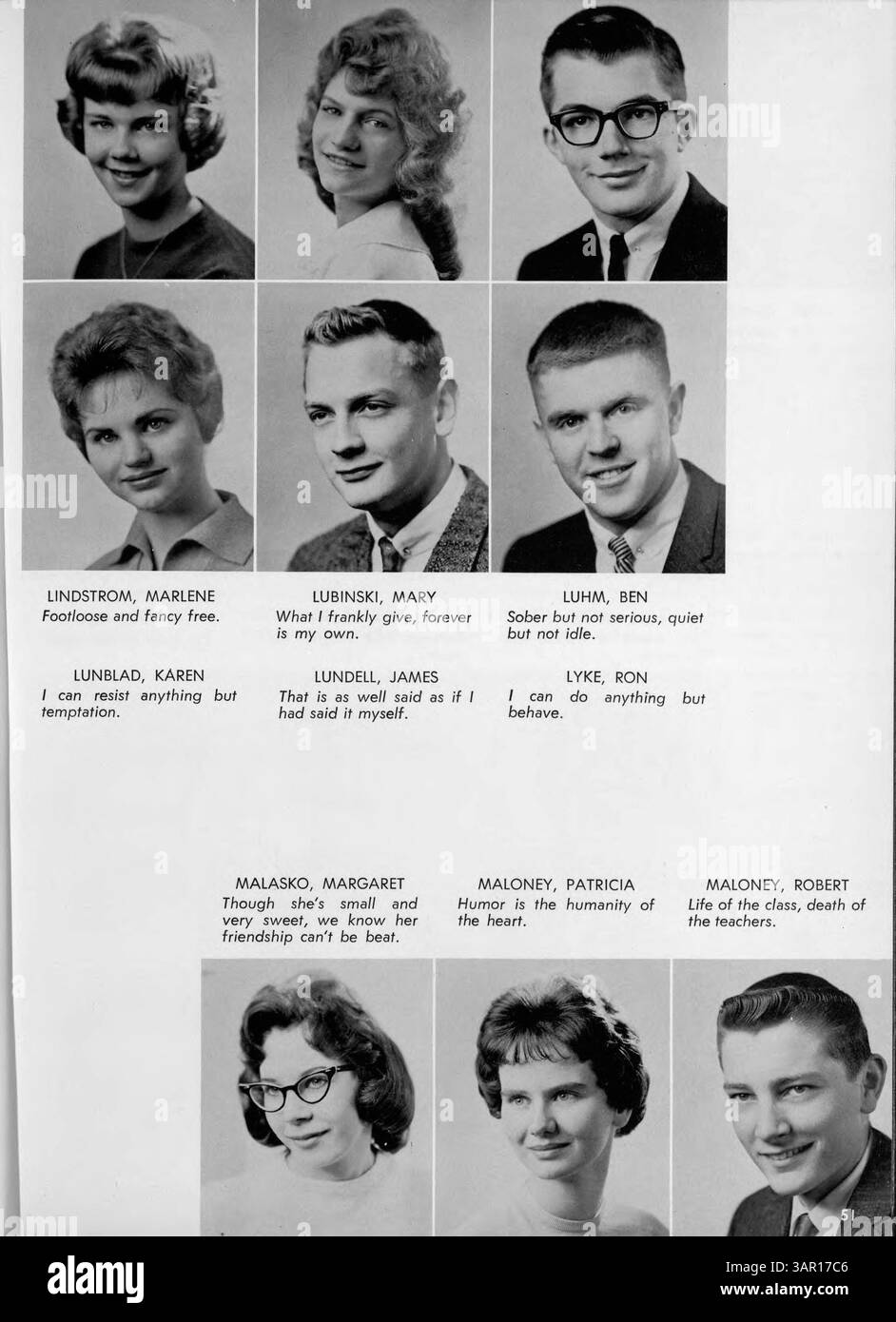 This high school yearbook from 1960-1961 showcases student life ...
