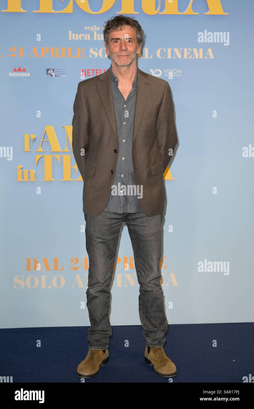 Rome, Italy. 16th Apr, 2025. Luca Lucini attends the blu carpet of the ...