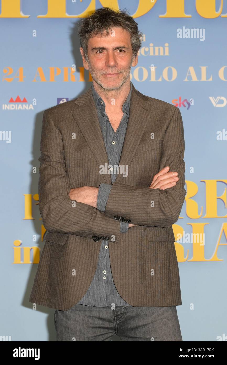 Rome, Italy. 16th Apr, 2025. Luca Lucini attends the blu carpet of the ...