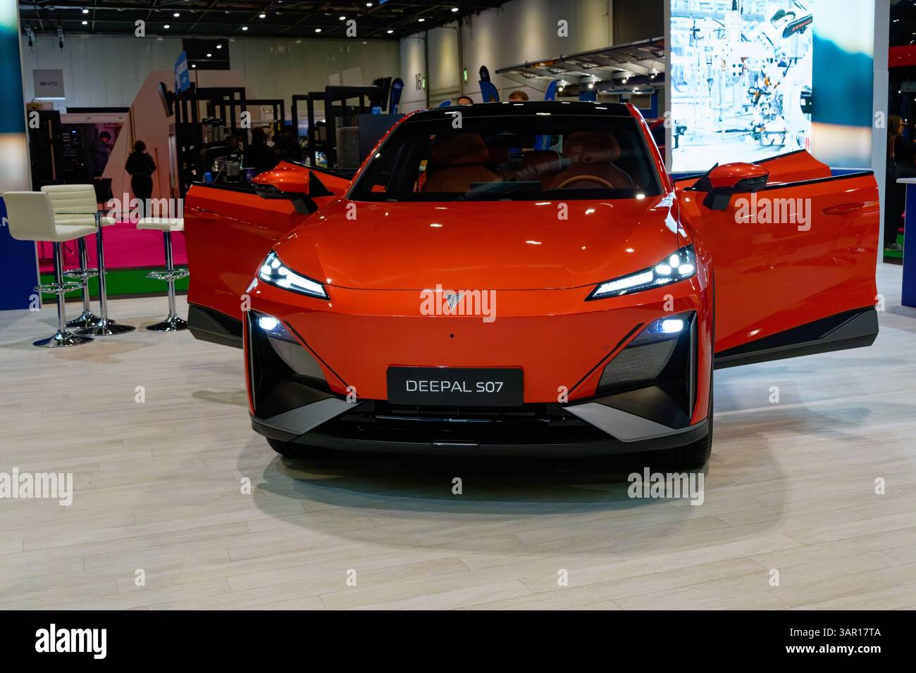 The Changan Deepal S07 electric car at the Everything Electric event ...