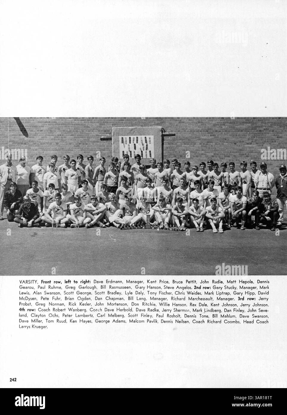 Student achievements from the 1969 1970 year Black and White Stock ...