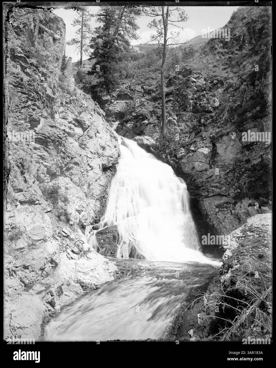 This Lee Moorhouse photograph captures the Nespelem River and Nespelem ...