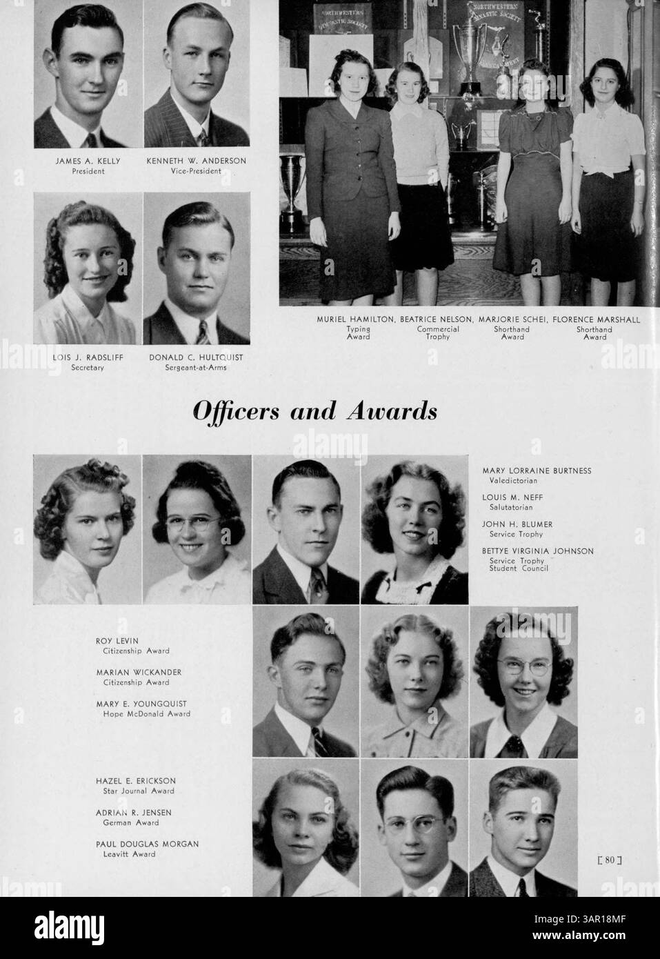 The 1941 Sagamore Yearbook from Roosevelt High School chronicles the ...