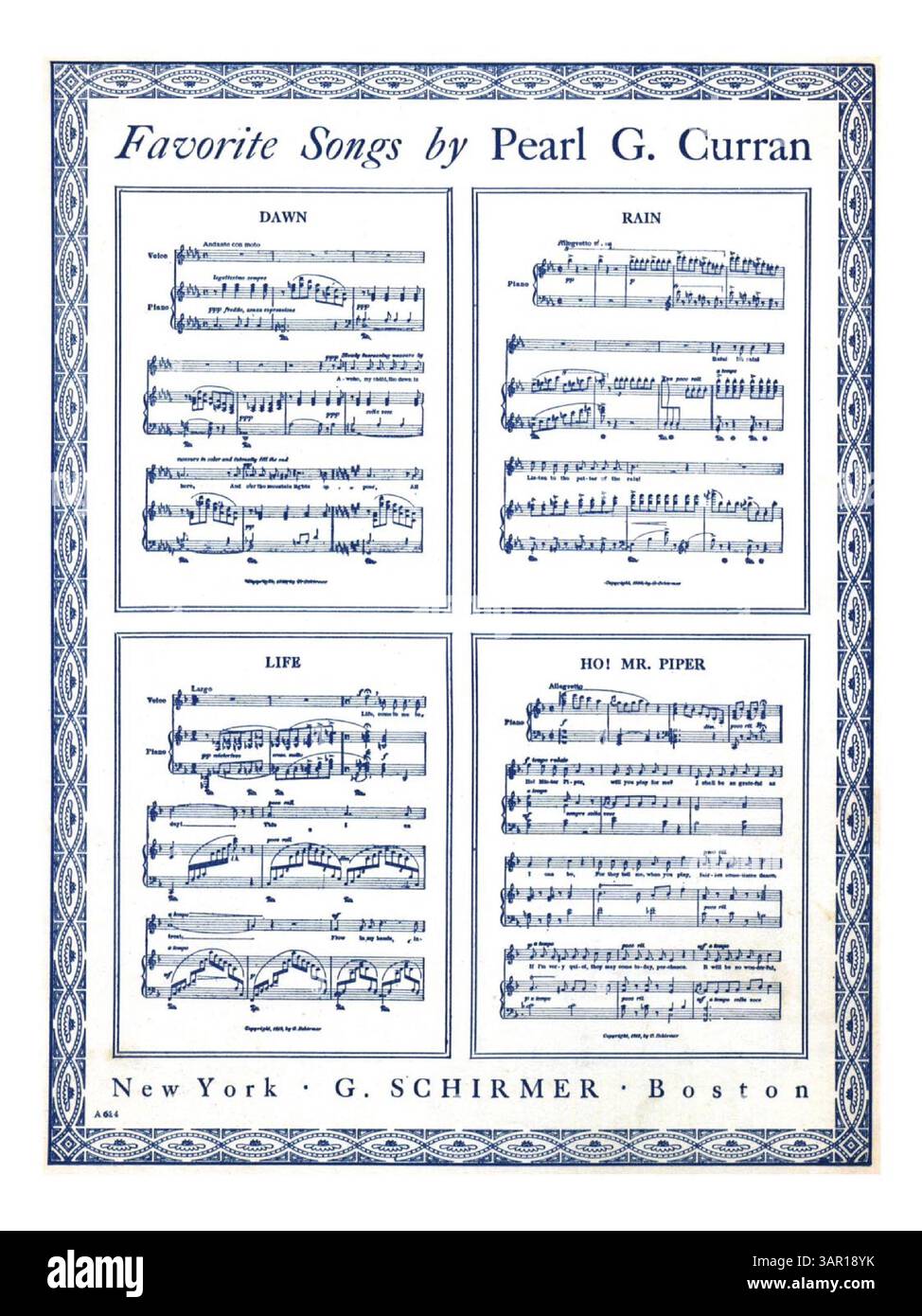 Sheet music for 'Honey Chile,' a song by Pearl G. Curran for medium ...