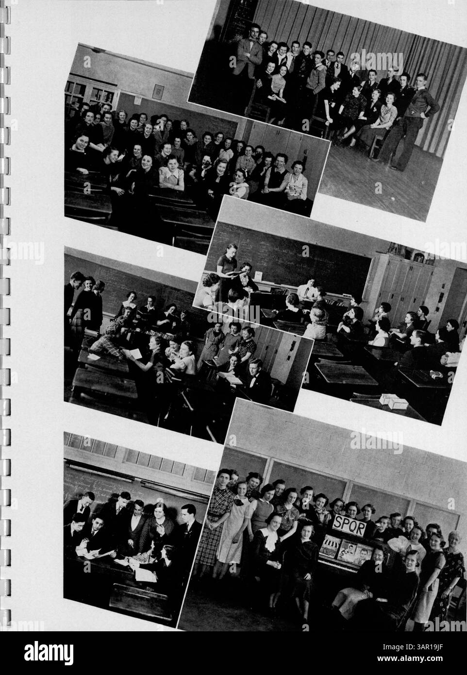 The 1937 'Wizard' Yearbook from Edison High School documents the ...