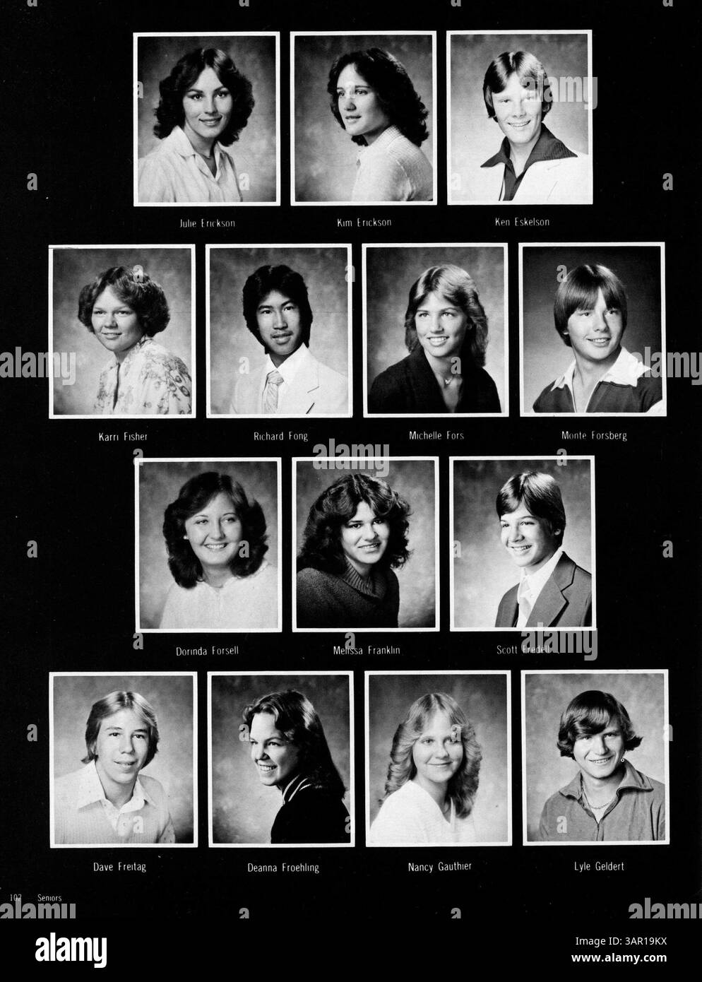 The 1980 South High Yearbook includes portraits of students, coverage ...
