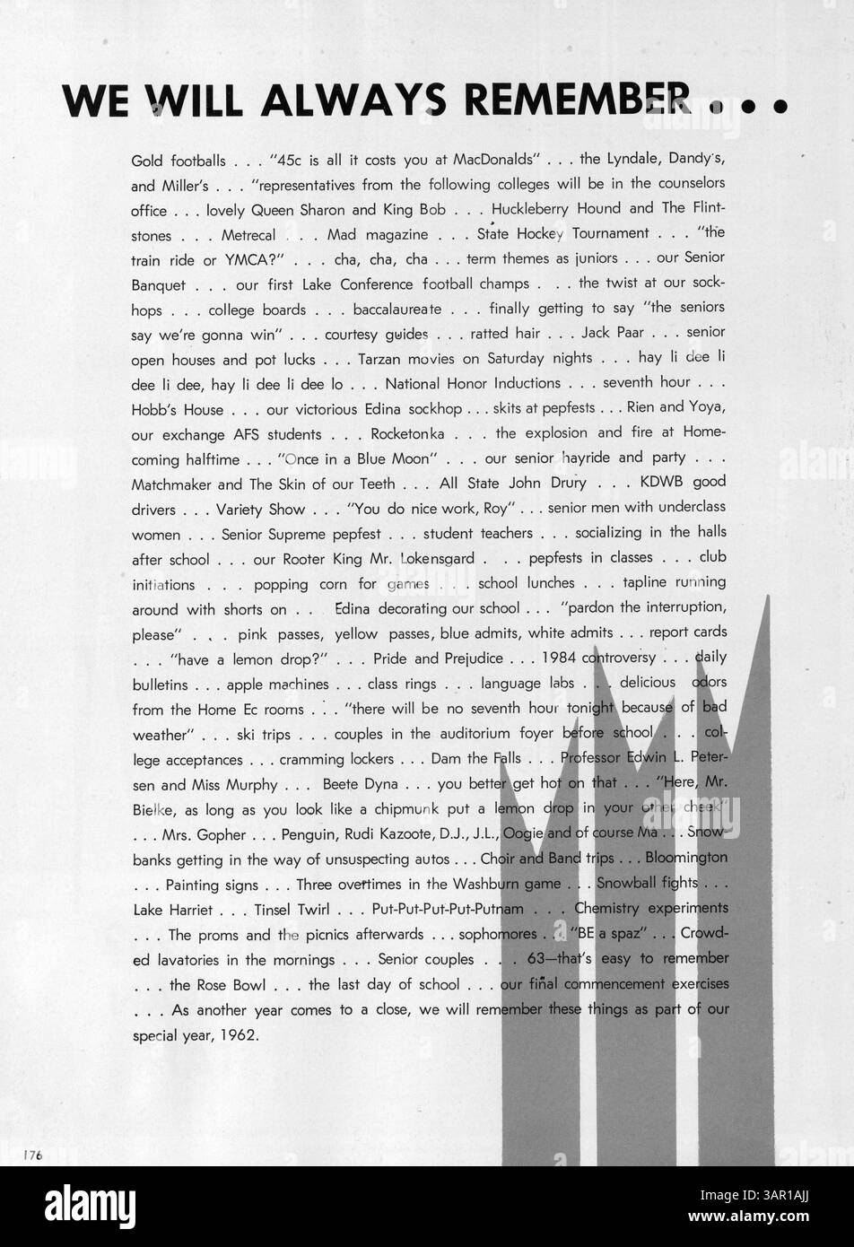 The 1962 yearbook from Richfield High School showcases the students ...