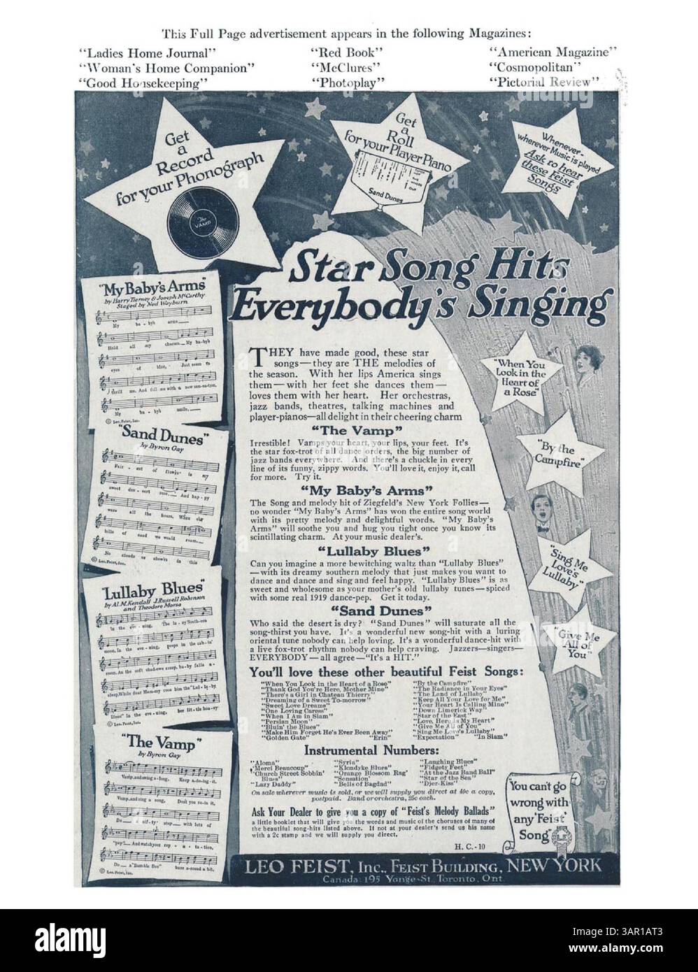 Song lyrics 1920s Cut Out Stock Images & Pictures - Alamy