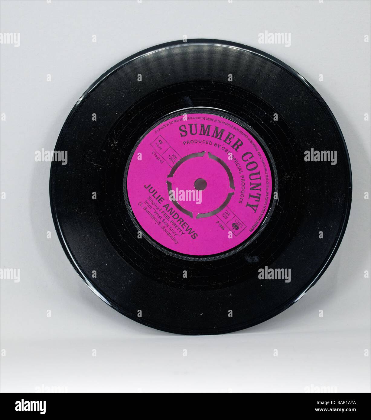 Collectable single from "Summer County" butter of the 1960s with Julie ...