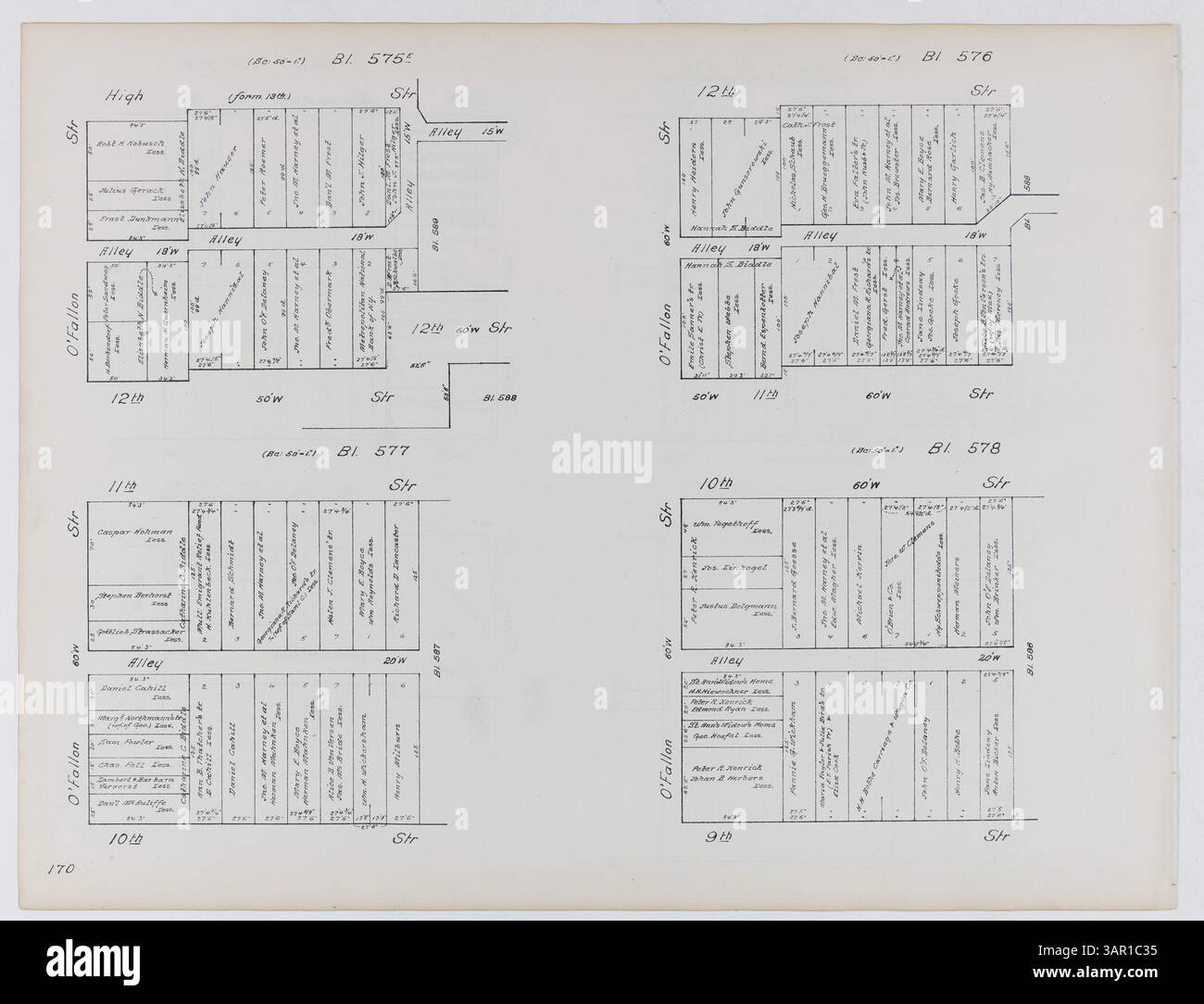 This volume covers St. Louis city blocks 1 through 800 from 1888 to ...