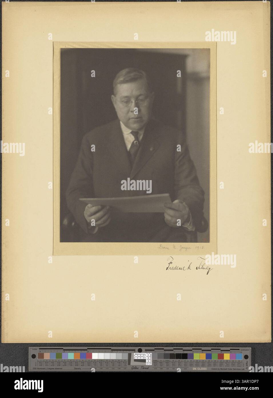 This photograph features Frederick Tilney, a subject captured in the ...