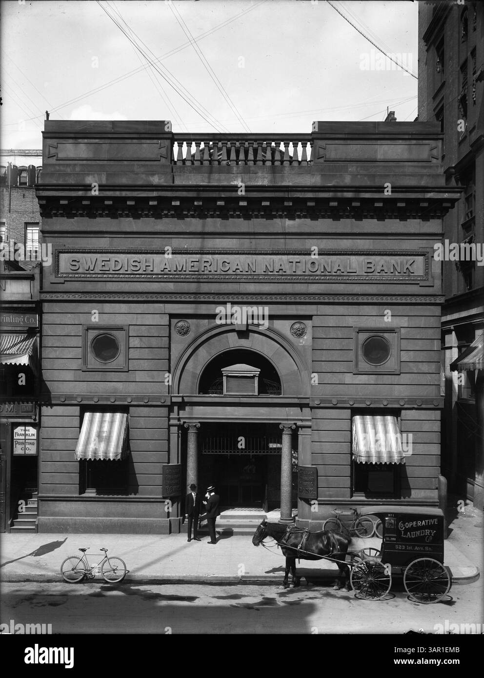 The Swedish American National Bank Building, constructed in 1888, is an ...