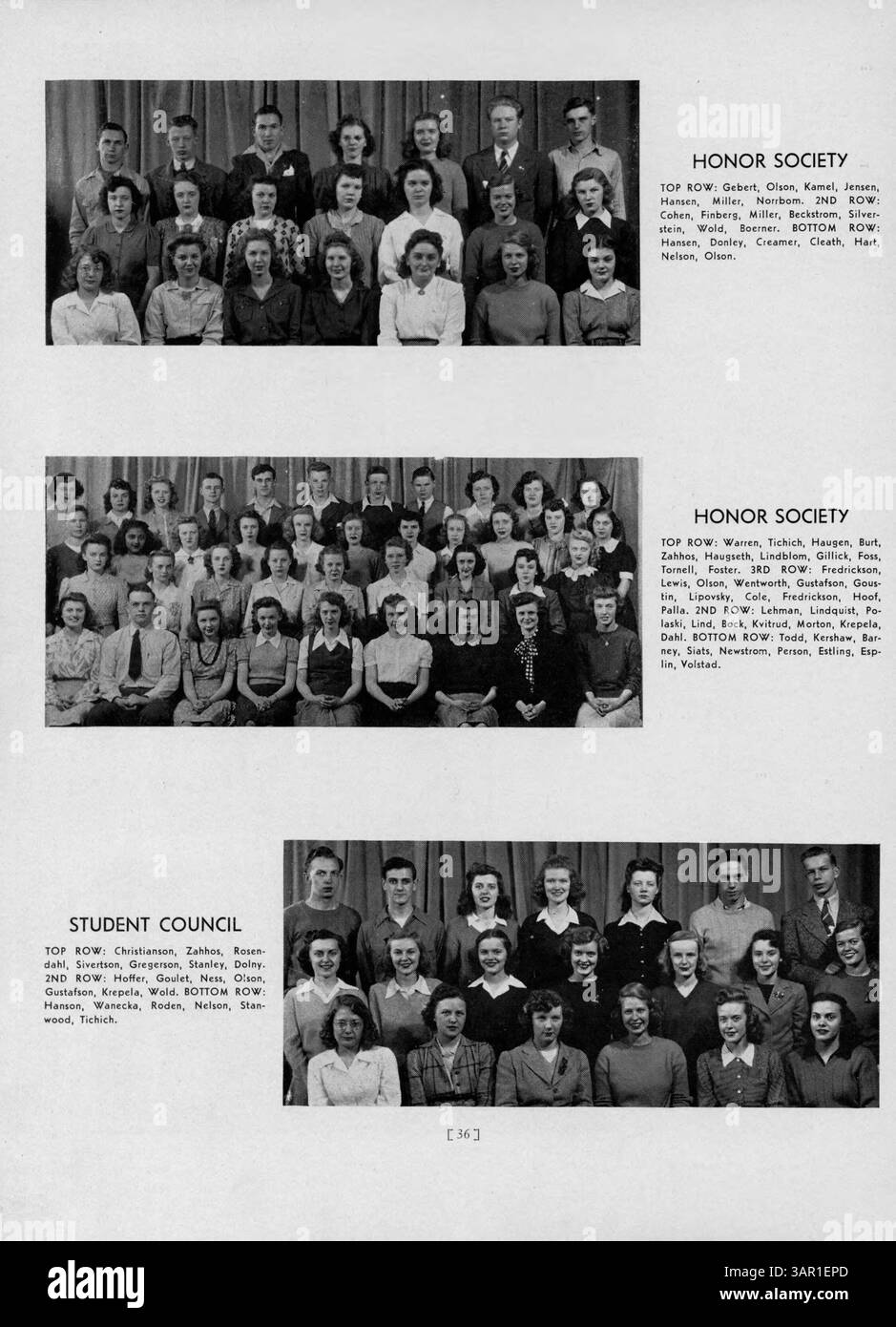 This 1942 'Tiger' yearbook from South High covers the 1941-1942 school ...
