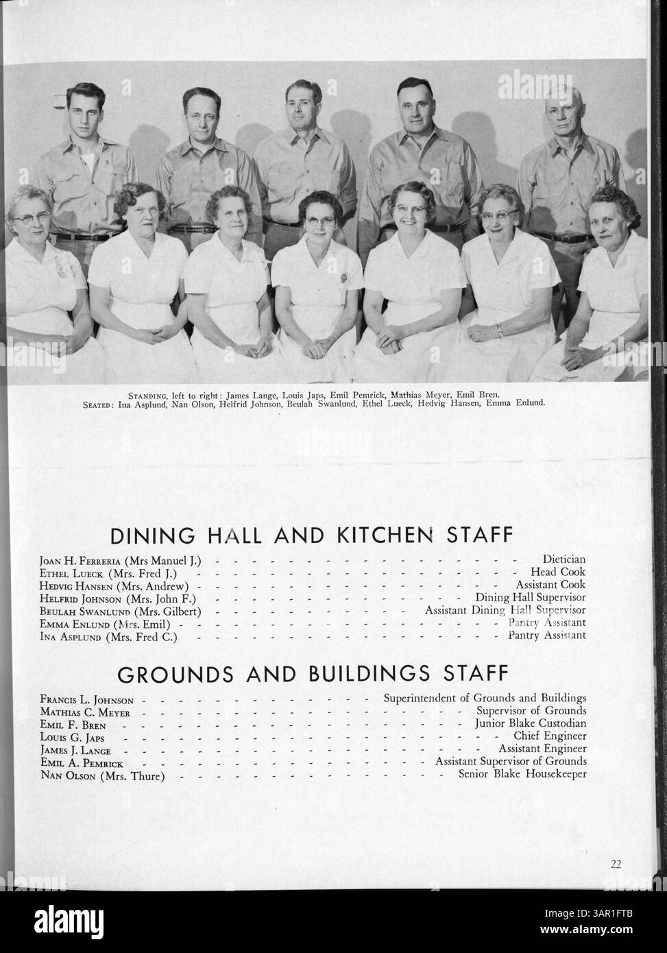 The 1959 Blake Yearbook, titled Call O'Pan, showcases the students ...